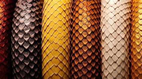 Premium Photo A Row Of Yellow Bananas With A Pattern Of Yellow Stripes