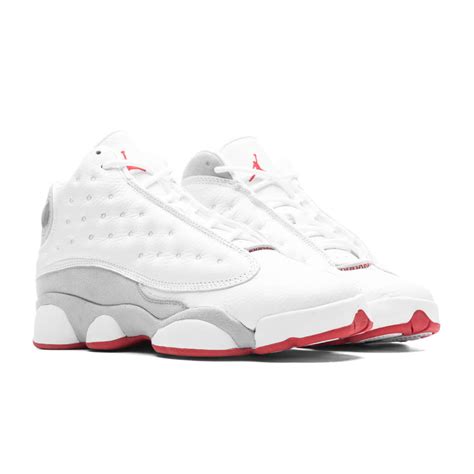 Air Jordan 13 Retro Gs Whitetrue Redwolf Grey Feature