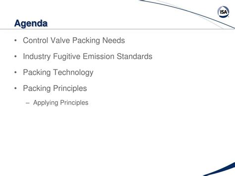 Ppt Control Valve Packing Considerations For Ldar And Enhanced Ldar