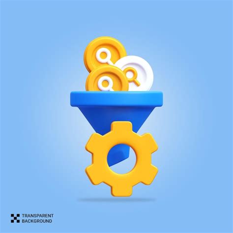 Premium Psd Psd 3d Filter Icon