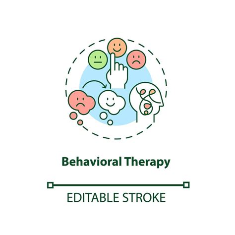Behavioral Therapy Concept Icon Treatment For ADHD In Adults Abstract