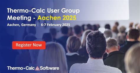 Thermo Calc Software On Linkedin Thermocalc Usergroupmeeting Calphad