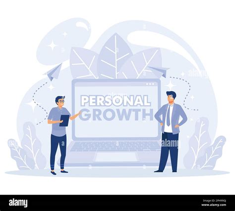 Personal Growth Concept Self Development Flat Vector Modern