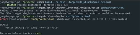 Vector Failed To Execute When Target Musl · Issue 877 · Vectordotdevvector · Github