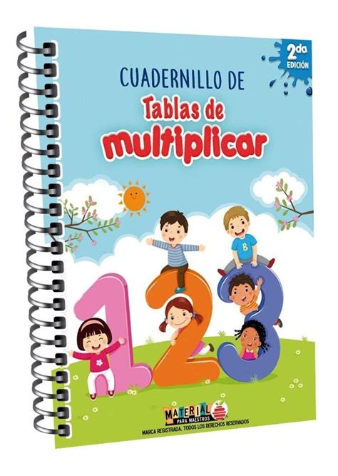 Cuadernillo De Las Tablas De Material Para Maestros E06 B9 Tecnicas