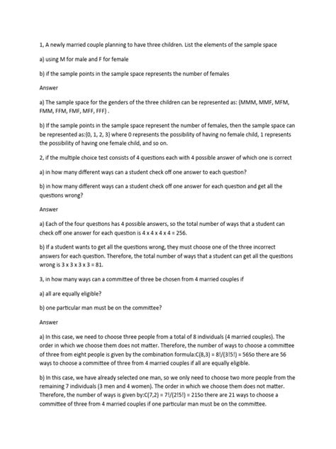 Assignment Statistics Pdf Expected Value Variance