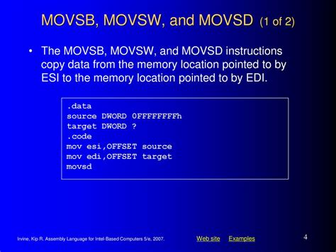 Assembly Language For Intel Based Computers 5th Edition Ppt Download