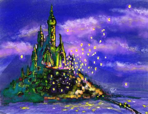 Tangled Floating Lights By Cogitat On Deviantart