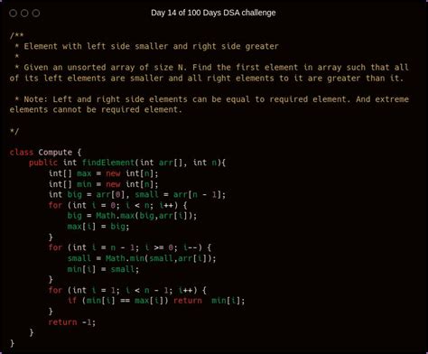 Day 14 Of 100 Days Dsa Challenge Surendiran R Posted On The Topic