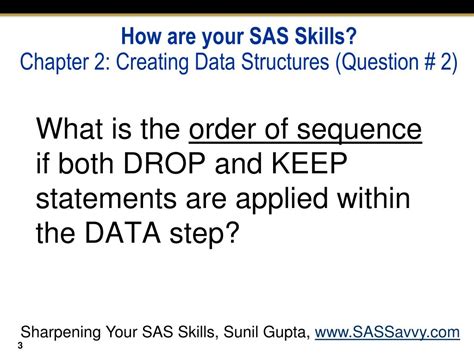PPT How Are Your SAS Skills Chapter Accessing Data Question PowerPoint Presentation