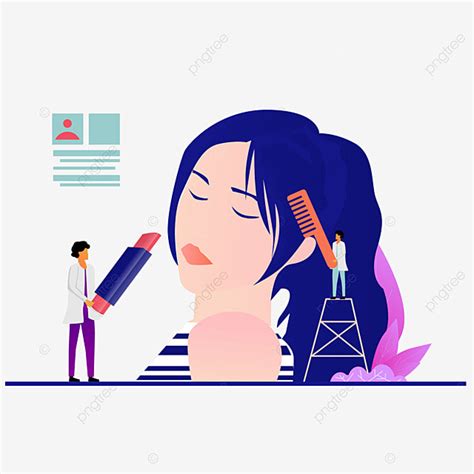 자산 안면 성형 스킨 케어 그림을 확인 히잡 화장품 안면 성형 스킨 케어 Png 일러스트 및 벡터 에 대한 무료 다운로드