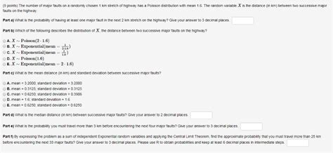 solved 9 points the number of major faults on a randomly