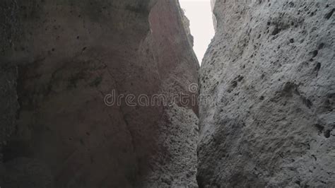 Narrow Gorge In Rocks Action Narrow Passage Between Rocks In