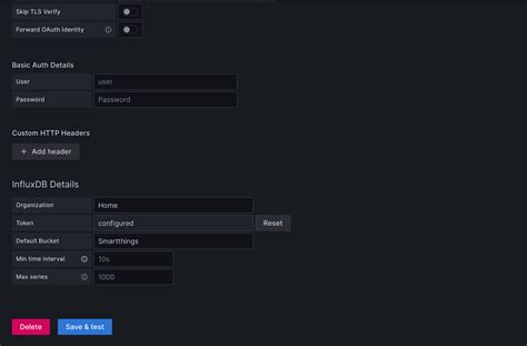Using HE With With InfluxDB Grafana With InfluxDB Logger