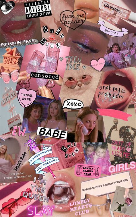 Aesthetic 00s Mean Girls Aesthetic Glitch Wallpaper Cool Wallpaper Aesthetic Pastel