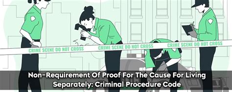 non requirement of proof for the cause for living separately criminal
