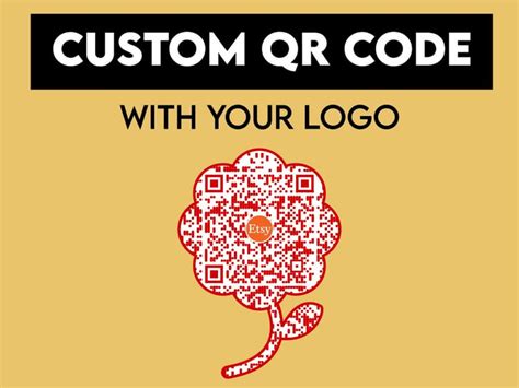 Custom QR Code With Logo In A FLOWER Shape Upwork