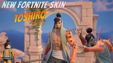 Brand New Fortnite Skin Toshiro In Action Youtube