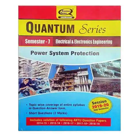 Quantum Series Aktu Btech Semester 7 Electrical And Electronics Engin