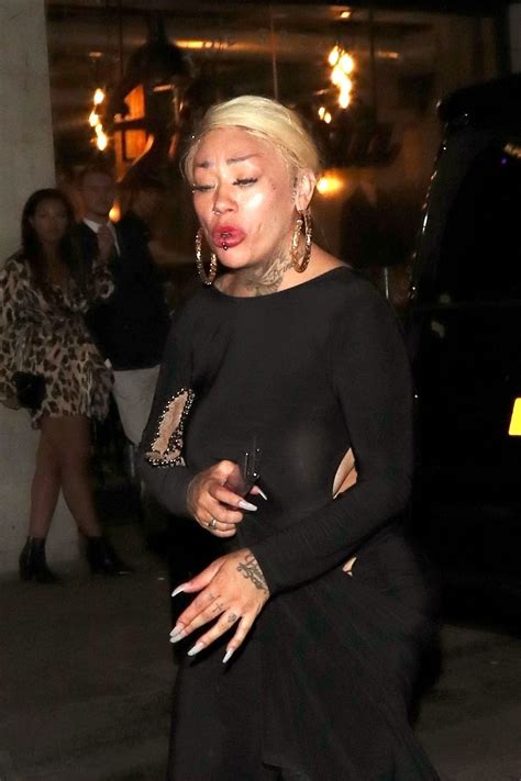 Mannish Blonde Mutya Buena Shows Off In A See Through Dress The