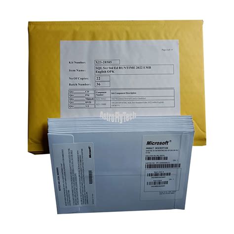 Original License Sql Server 2022 Standard Key 16core 24 48 Core Cal