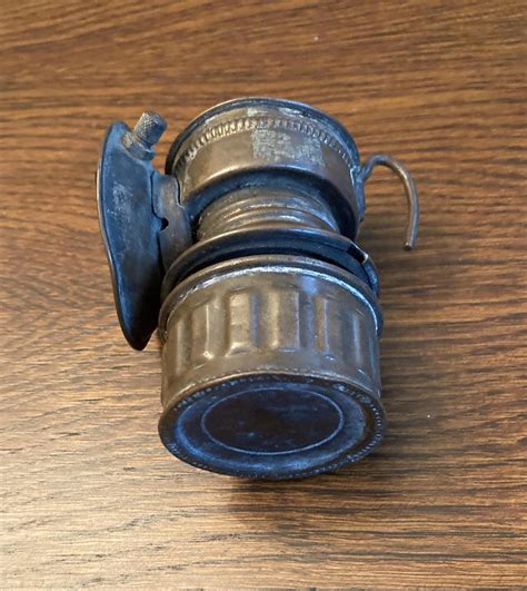 Antique Brass Miner Light Miners Light Vintage Coal Miner Light