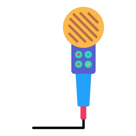 Premium Vector Karaoke Microphone Party Color Stroke Icon