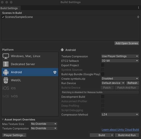 Android Unity와 Android 연동하기 Unityplayeractivity As Subview 핀수로그