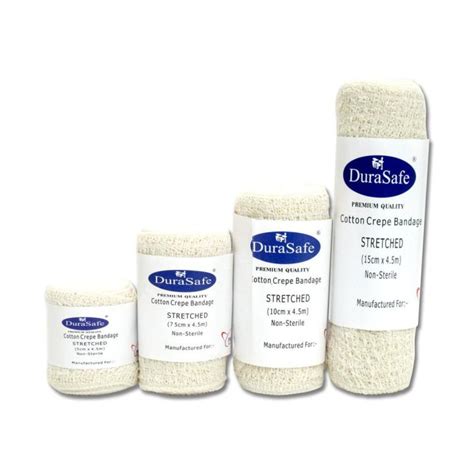 Durasafe Cotton Crepe Bandage 5cm 7 5cm 10cm 15cm X 4 5m 1pc Pkt
