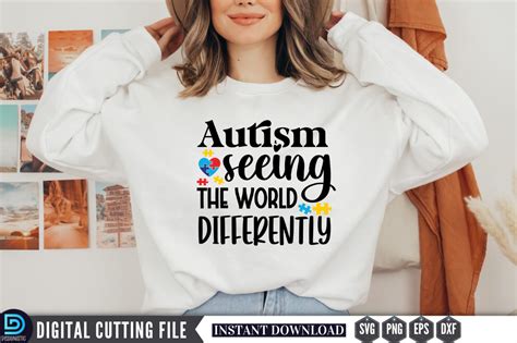 Autism Seeing The World Differently SVG Illustration Par Design S Dark