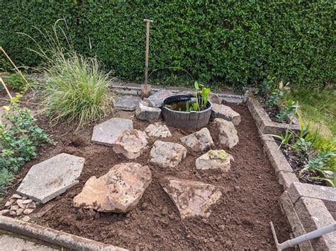 Built A Rockery By The Wildlife Pond Rgardeninguk