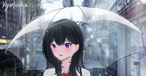 宝多六花 雨 Kyukawaのイラスト Pixiv