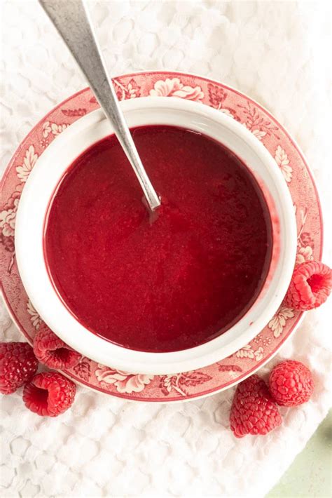 Raspberry Coulis Raspberry Sauce Good Things Baking Co