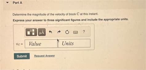 Solved When The Slider Block C Is In The Position Shown In