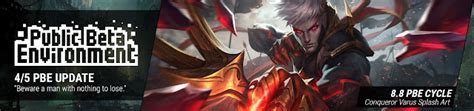 Revelation Vr 45 Pbe Update Conqueror Varus Splash
