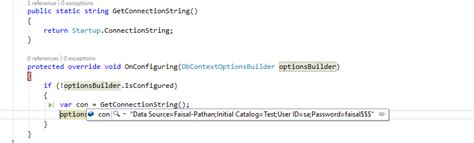 Dynamic Connection String In Net Core