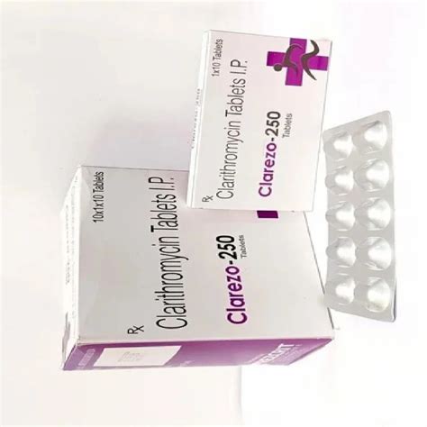 Clarithromycin Tablets 250 Mg Vasudev Enterprise