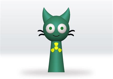 Stl File Sprunki Oc Stl File 3d Model Character Obj Sprunki 3mf Fanart