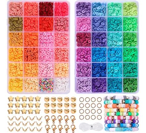 Kit De Cuentas De Arcilla Para Hacer Pulseras Joyas Cuotas sin interés