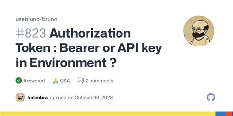 Authorization Token Bearer Or Api Key In Environment Usebruno