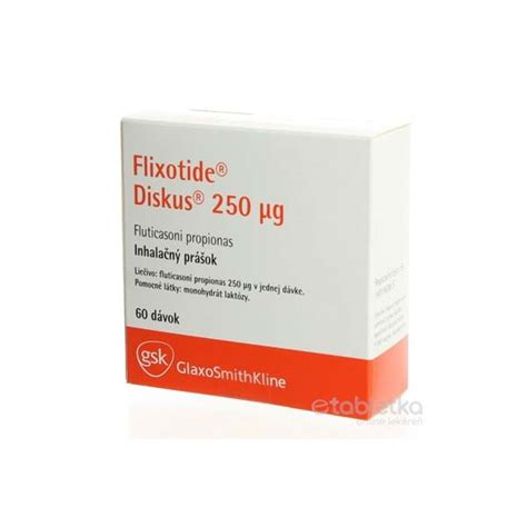 Flixotide Diskus 250 µg Etabletka