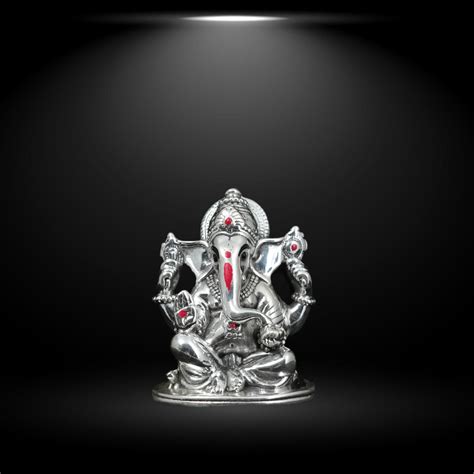 Candrin 925ganesh Ji 3d Idol Candrin Jewellery