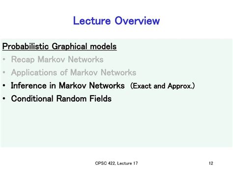 intelligent systems ai 2 computer science cpsc422 lecture ppt download