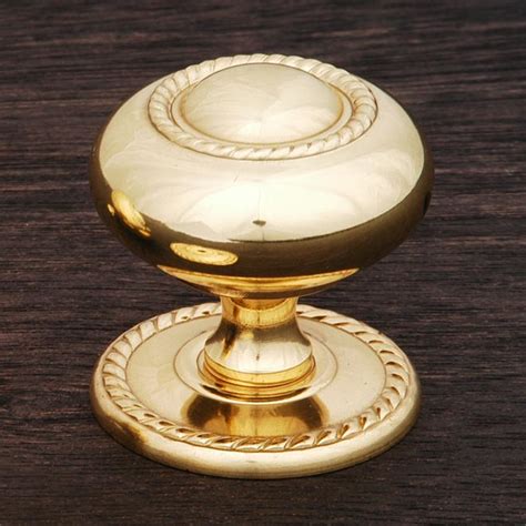 Rk International Ck 1212 T Solid Brass Cabinet Knob Large Rope W