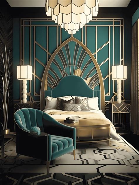 Art Deco Bedroom Design