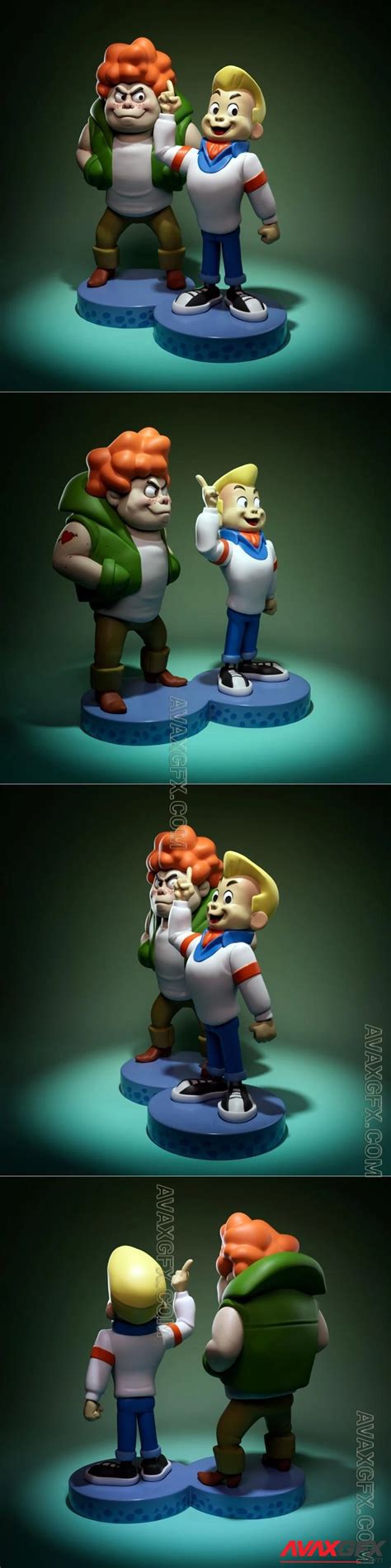 Fred And Red Herring A Pup Named Scooby Doo Stl 3d Model Avaxgfx