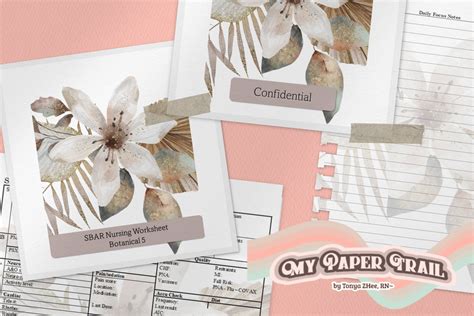 SBAR Nursing Worksheet Bundle Documentation Nursing Etsy Australia