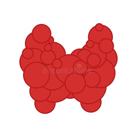 Thyroid Gland Body Organ Icon For Hormone Function Concept Stock Vector Illustration Of Iodine