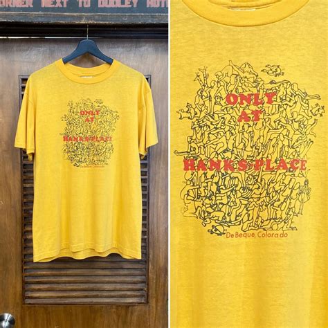 Vintage 1980s Hanes Hanks Place Orgy Sex Funny Cartoon T Etsy
