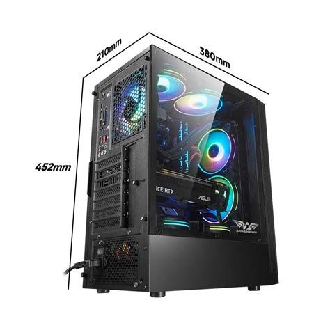 Armaggeddon Tesseract Core 3 Pro Grade Gaming PC Case